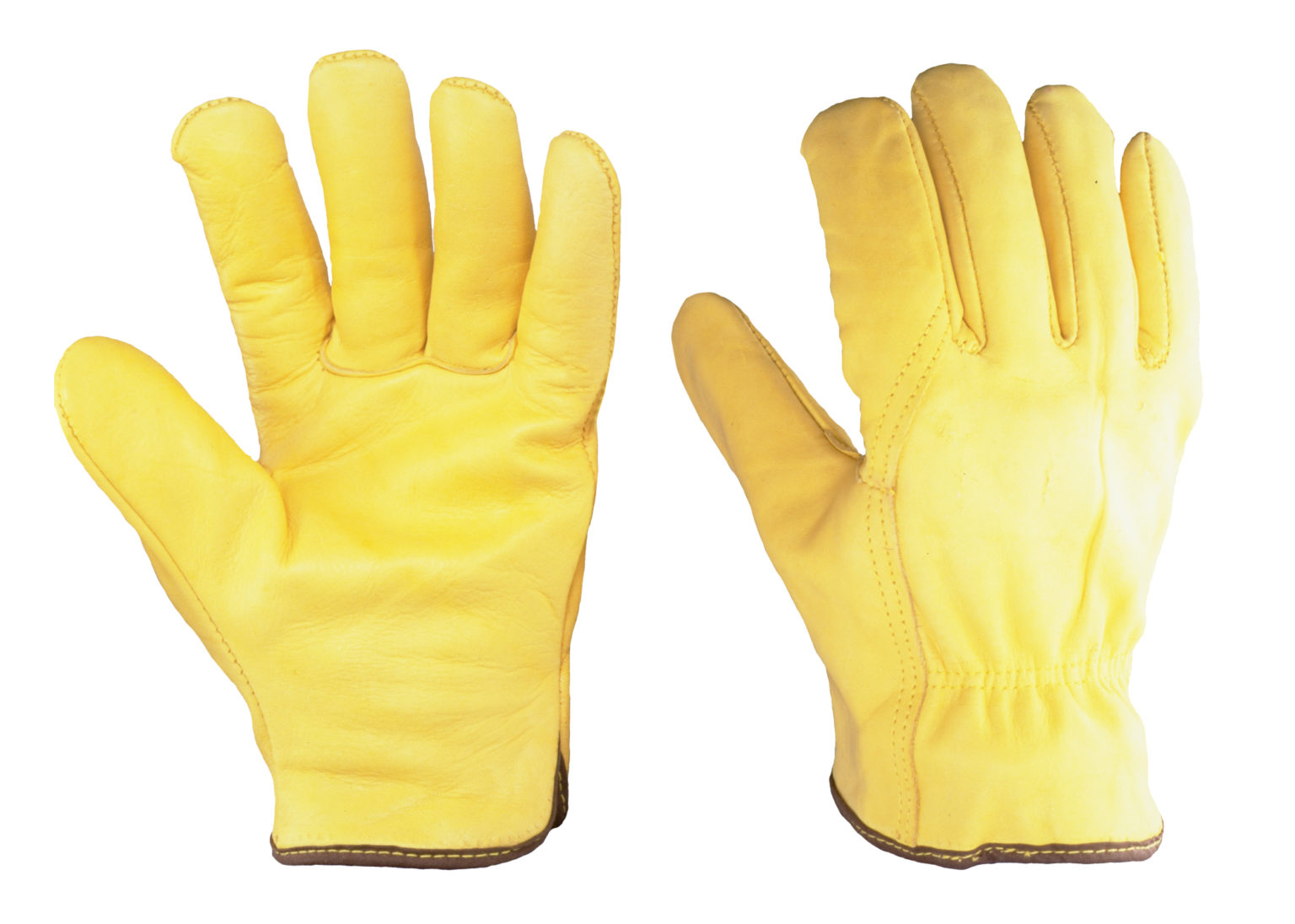 Leather Driver Glove – Yellow GV-71 – Westpoint Distributors (Scotland) Ltd
